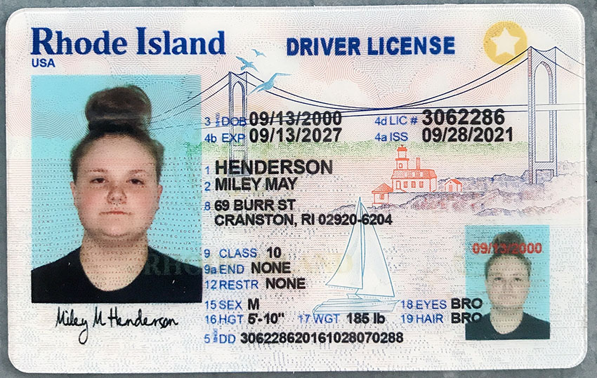 Rhode Island Fake Driving License - Best Fake ID Front and Back | Cardsmen