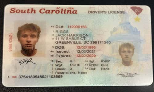 South Carolina Fake ID - Get Scannable Fake ID at Cardsmen